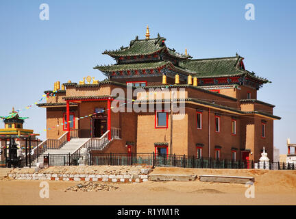 Khamar Khiid Monastery in Gobi desert near Sainshand. Mongolia Stock ...