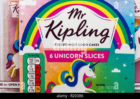 Pack of Mr Kipling Unicorn Slices exceedingly good cakes - individually ...