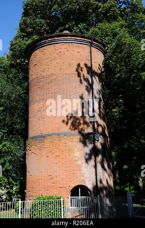 The Water Tower, Essendon, Hertfordshire, at the southern entrance to ...