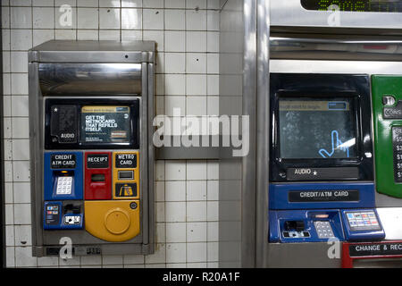 New York MTA MetroCard subway ticket isolated on a white studio Stock ...
