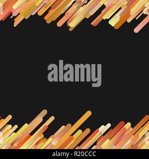 Trendy diagonal gradient rounded stripe pattern flyer background template - vector stationery ...