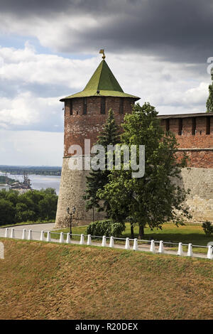 Yoke Tower in Nizhny Novgorod Kremlin. Russia Stock Photo - Alamy