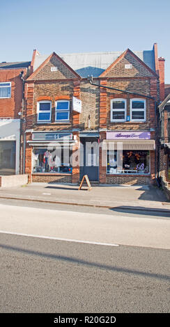Oxted Surrey Shops Station Road Stock Photo - Alamy