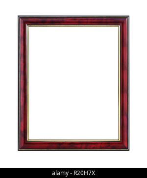 Photo or painting frame on wooden background Stock Photo - Alamy