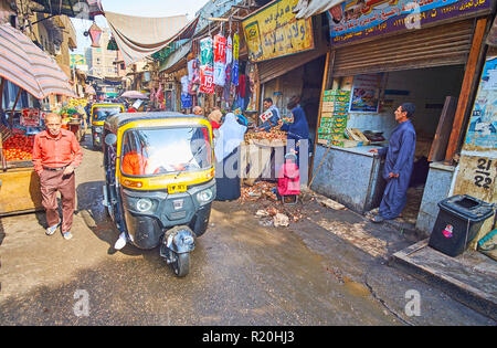 tuk-tuk on street of Cairo, Egypt Stock Photo - Alamy