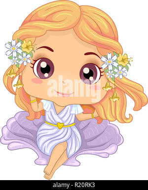 greek goddess aphrodite cartoon Stock Photo - Alamy