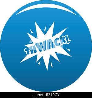 Comic speech bubble with thwack text illustration Stock Vector Image ...