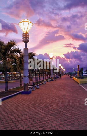 baywalk park at puerto princesa city, Palawan, Philippines Stock Photo ...