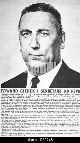 Edward Gierek, Polish communist party chief, speaking. (AP-Photo/stf ...