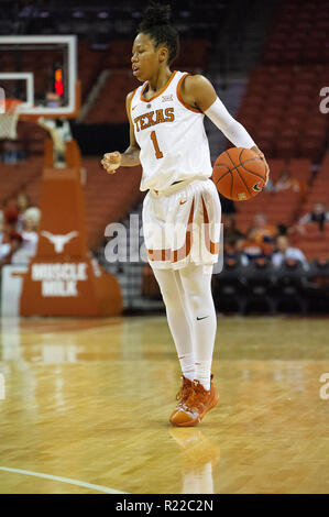 Austin, TX, USA. 15th Nov, 2018. Texas Longhorns Jada Underwood #12 in ...
