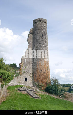 Dunmoe Castle in Navan, An Uaimh, eine Stadt der Grafschaft Meath in ...
