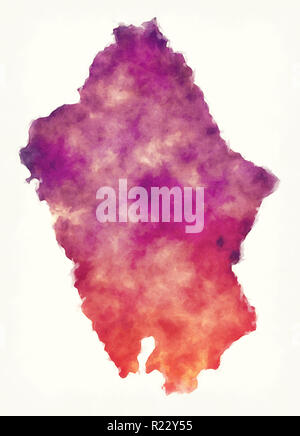 Map of Ancash Stock Photo - Alamy