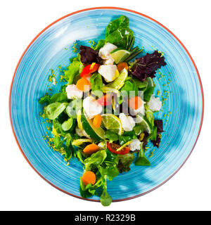 Salad with pickled merluccius Stock Photo - Alamy