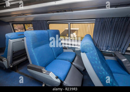 Interior Of Amtrak Rail Car, USA Stock Photo - Alamy