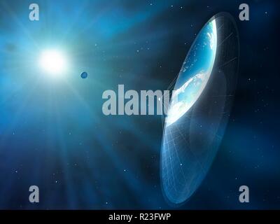 Artwork of a Solar Sail Stock Photo - Alamy