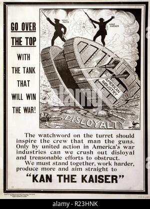 American First World War propaganda poster 'Keep him Smiling' United ...