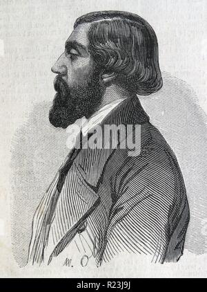 Illustration of Charles-Émile Reynaud (1844-1918) a French inventor ...