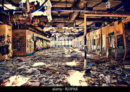 Large Factory fire at paper warehouse in Northfleet Kent Stock Photo ...