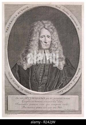 Frederik Ruysch (1638-1731) anatomist. Dated 18th Century Stock Photo ...