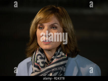 Fiona Bruce, journalist, Newsreader and Television presenter, reporting ...