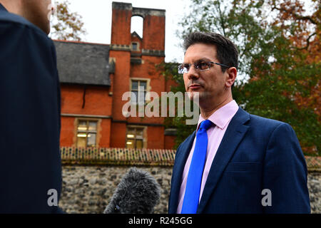 Steve Baker, Conservative MP in his home constituency of High Wycombe ...