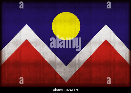 Colorado rusty flag illustration. Usable for background and texture ...