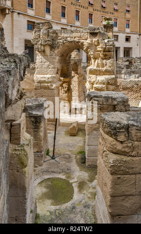The Ruined Amphitheatre in Lecce, Apulia, Italy Stock Photo - Alamy