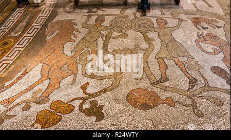 Tree of Life Mosaic, 12th century, on floor at Cathedral, 11th century ...
