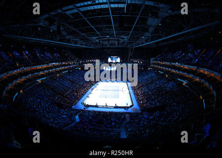 A general view inside the ATP Arena during day six of the Nitto ATP ...