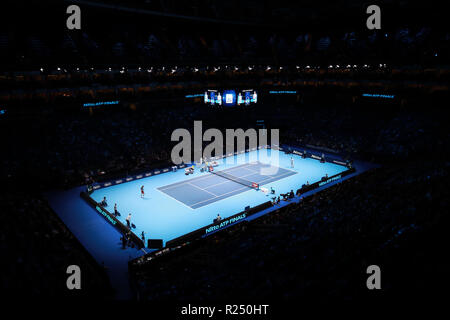A general view inside the ATP Arena during day six of the Nitto ATP ...
