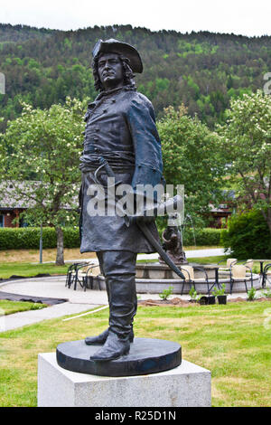 Norway, Grodas, Hornindal, Sogn og Fjordane, Anders Svor Sculpture ...