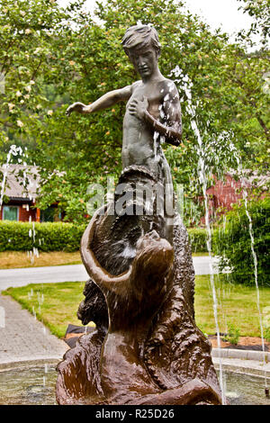 Norway, Grodas, Hornindal, Sogn og Fjordane, Anders Svor Sculpture ...
