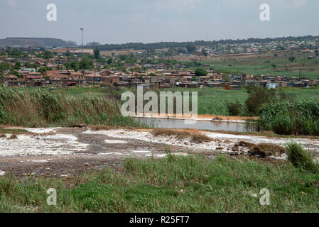 Witbank, South Africa: A Witbank township affected by acid mine ...
