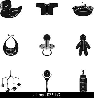 Baby born set icons in cartoon design. Big collection of baby born ...