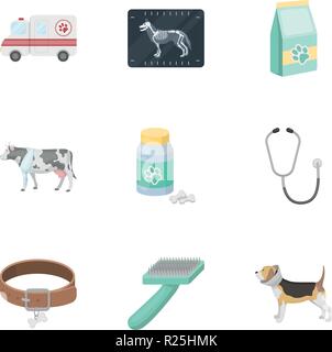 Dog x-ray icon in cartoon design isolated on white background ...