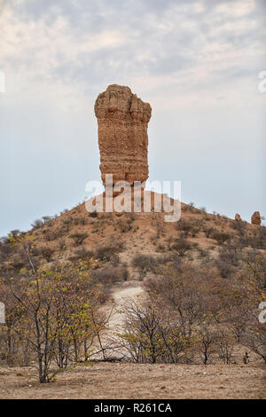 The Vingerklip (Rock Finger) in Namibia is a geological leftover of the ...