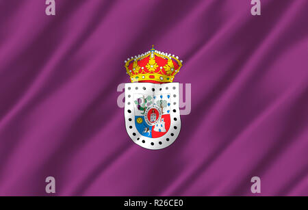 Soria 3D waving flag illustration. Texture can be used as background ...