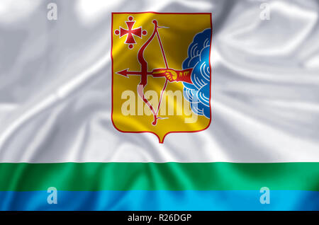 Kirov waving and closeup flag illustration. Perfect for background or ...
