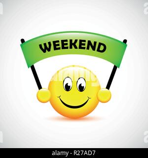 cute happy emoji icon over white background, line style, vector ...