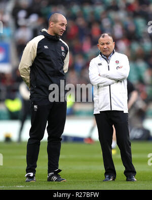 England's Coach Steve Borthwick during Quilter Nations Series match ...
