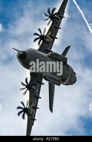 Boeing A400M aircraft flying Stock Photo - Alamy