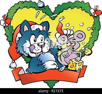 cartoon nervous cat Stock Vector Image & Art - Alamy