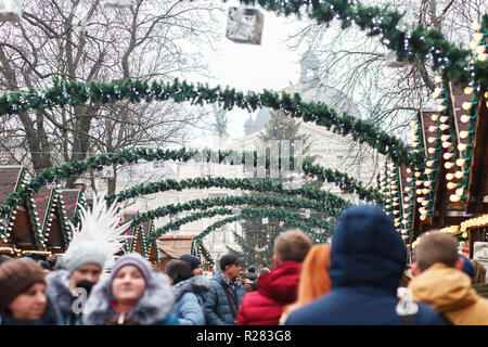 Lviv, Ukraine - January 8, 2018: Celebration of Orthodox Christmas in ...