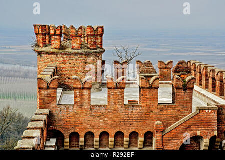 Gabiano castle in Piemonte, Italy Stock Photo - Alamy