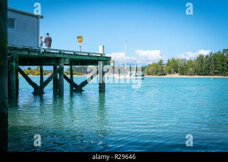 Mapua Wharf Waimea Inlet Tasman Bay Nelson Region South Island New ...