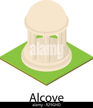 Pergola roof icon isometric vector. House construction. Wood design ...