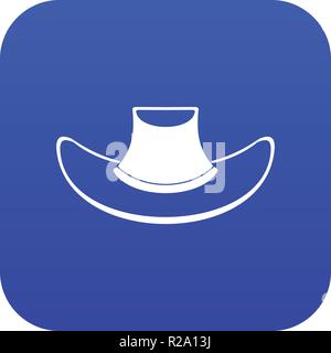 Cowboy hat icon digital blue Stock Vector Image & Art - Alamy