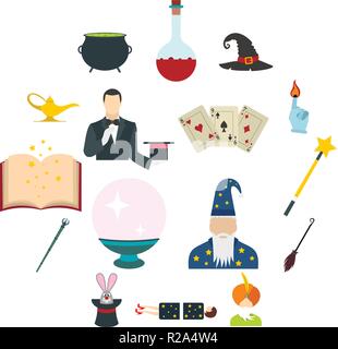 Handkerchief icons set flat vector. Folded napkin. Paper tissue ...