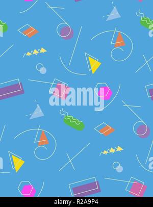 Seamless decorative pattern with blue various butterflies on background ...