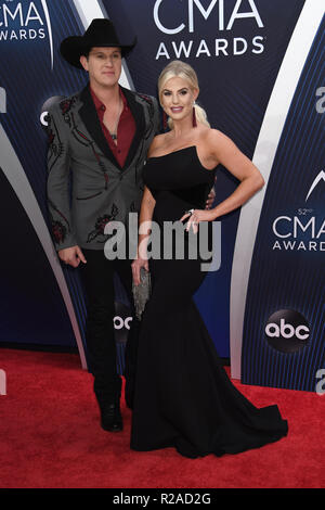 Summer Duncan, Jon Pardi at arrivals for 53rd Academy of Country Music ...